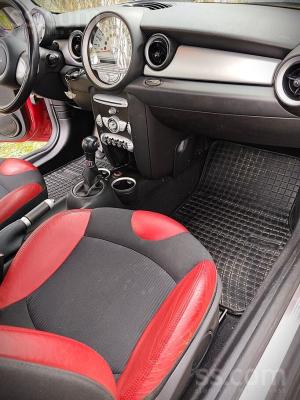 Sarkans MINI Cooper 2007 Jēkabpils, ar dzinēja tilpumu 1.60 L un nobraukumu 233 tūkst. km par 2900 €, foto 9 vietnē AUTOMOTO.COM.LV
