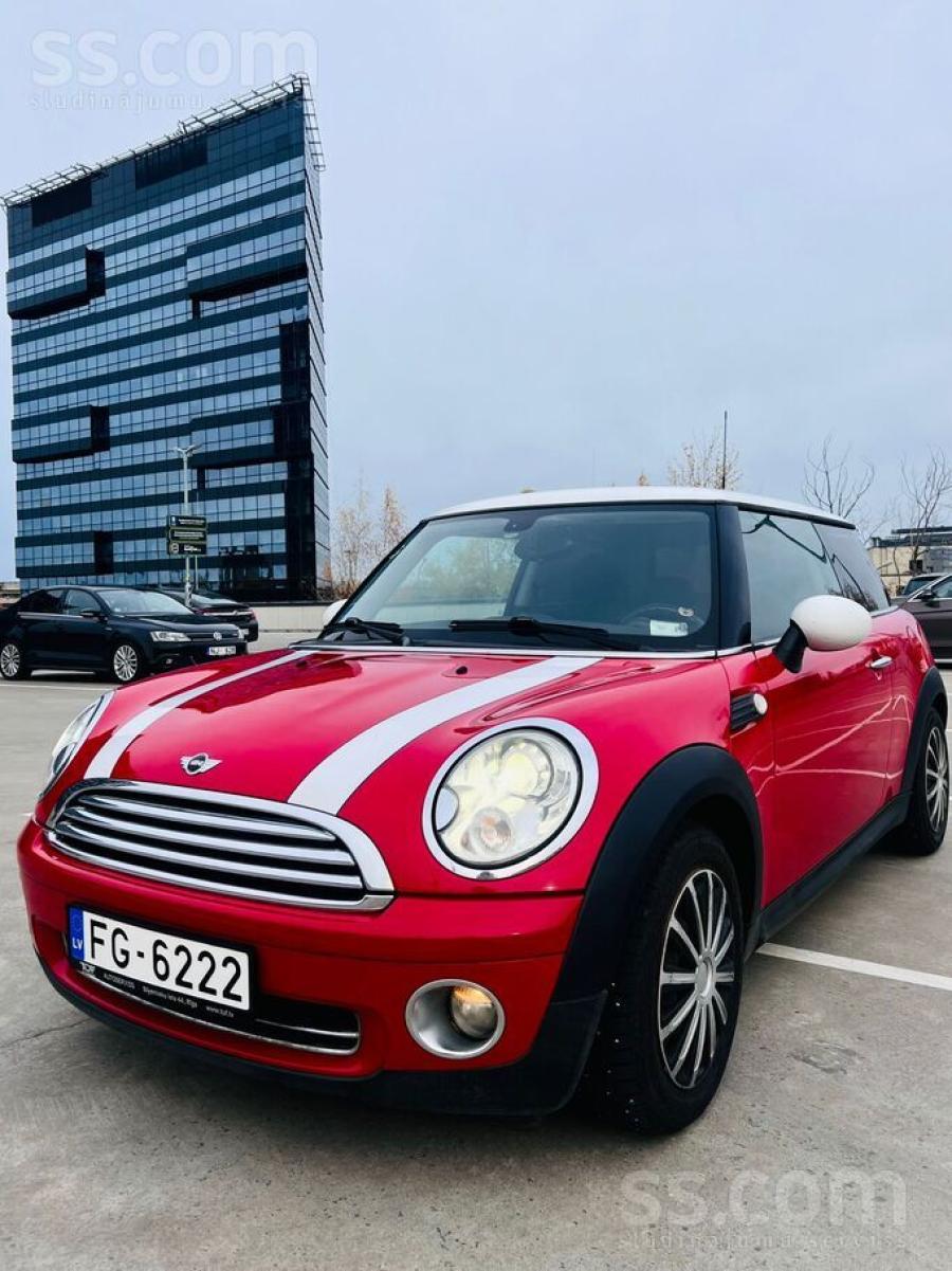 Sarkans MINI Cooper 2008 Rīga, ar dzinēja tilpumu 1.60 L un nobraukumu 215 tūkst. km par 3350 €, foto 1 vietnē AUTOMOTO.COM.LV