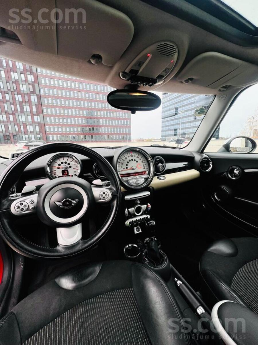 Sarkans MINI Cooper 2008 Rīga, ar dzinēja tilpumu 1.60 L un nobraukumu 215 tūkst. km par 3350 €, foto 6 vietnē AUTOMOTO.COM.LV