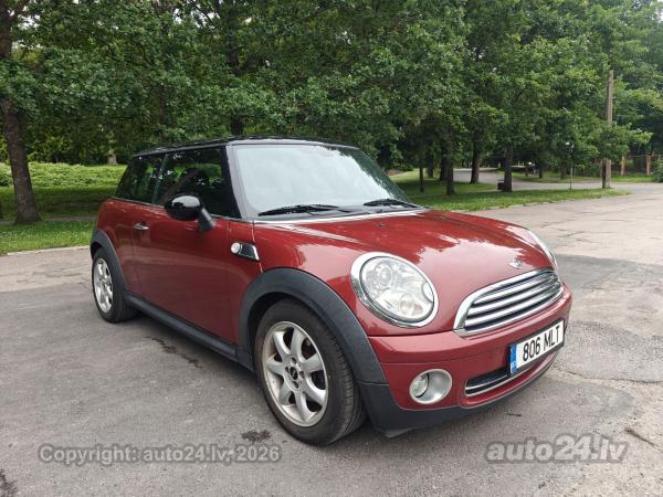 Sarkans MINI Cooper 2008 Tallina, ar dzinēja tilpumu 1.60 L un nobraukumu 165 tūkst. km par 3900 €, foto 1 vietnē AUTOMOTO.COM.LV
