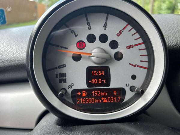 Sarkans MINI Cooper 2008 Vilkaviškis, ar dzinēja tilpumu 1.60 L un nobraukumu 216 tūkst. km par 2650 €, foto 8 vietnē AUTOMOTO.COM.LV