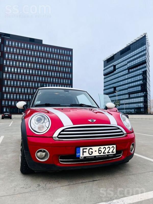 Sarkans MINI Cooper 2008 Rīga, ar dzinēja tilpumu 1.60 L un nobraukumu 210 tūkst. km par 3200 €, foto 3 vietnē AUTOMOTO.COM.LV