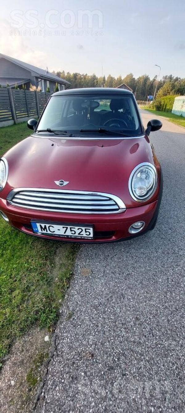 Sarkans MINI Cooper 2008 Rīga, ar dzinēja tilpumu 1.60 L un nobraukumu 199 tūkst. km par 2500 €, foto 1 vietnē AUTOMOTO.COM.LV