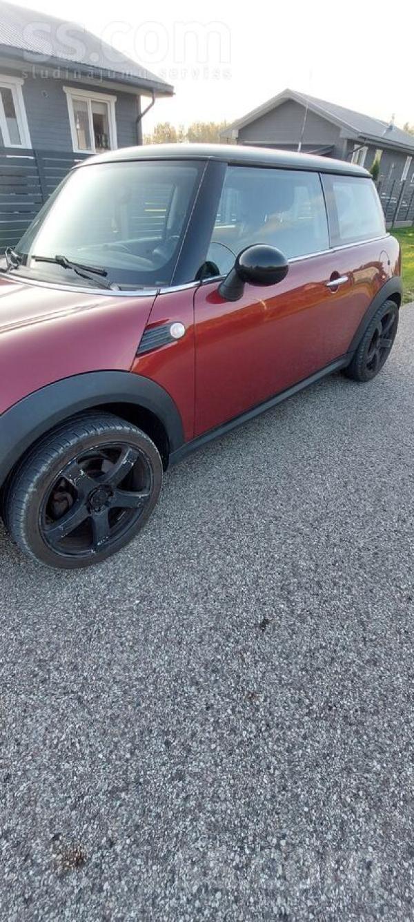 Sarkans MINI Cooper 2008 Rīga, ar dzinēja tilpumu 1.60 L un nobraukumu 199 tūkst. km par 2500 €, foto 3 vietnē AUTOMOTO.COM.LV