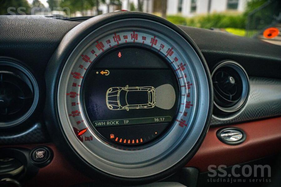 Sarkans MINI Cooper 2009 Rīga, ar dzinēja tilpumu 1.60 L un nobraukumu 134 tūkst. km par 3990 €, foto 20 vietnē AUTOMOTO.COM.LV