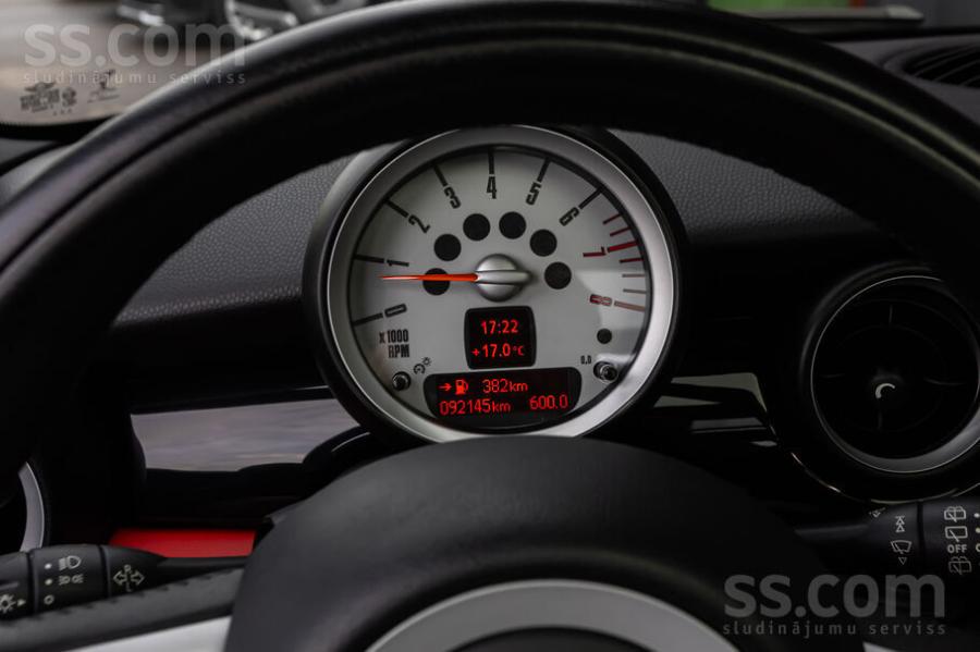 Sarkans MINI Cooper 2009 Jelgava, ar dzinēja tilpumu 1.60 L un nobraukumu 0 tūkst. km par 6999 €, foto 20 vietnē AUTOMOTO.COM.LV