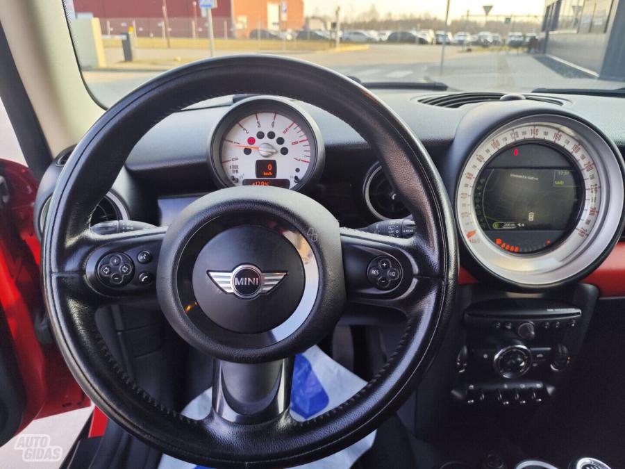 Sarkans MINI Cooper 2011 Šauļi, ar dzinēja tilpumu 1.60 L un nobraukumu 207 tūkst. km par 3950 €, foto 11 vietnē AUTOMOTO.COM.LV