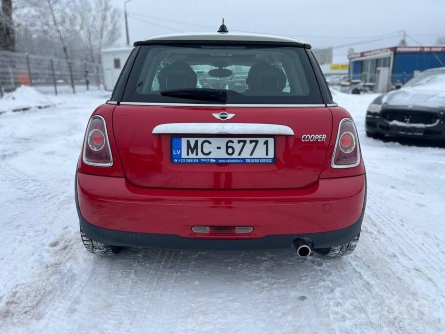 Sarkans MINI Cooper 2013 Rīga, ar dzinēja tilpumu 1.60 L un nobraukumu 108 tūkst. km par 5600 €, foto 5 vietnē AUTOMOTO.COM.LV