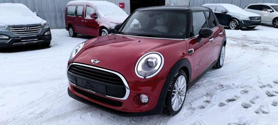 Sarkans MINI Cooper 2016 Šauļi, ar dzinēja tilpumu 1.50 L un nobraukumu 154 tūkst. km par 12850 €, foto 1 vietnē AUTOMOTO.COM.LV