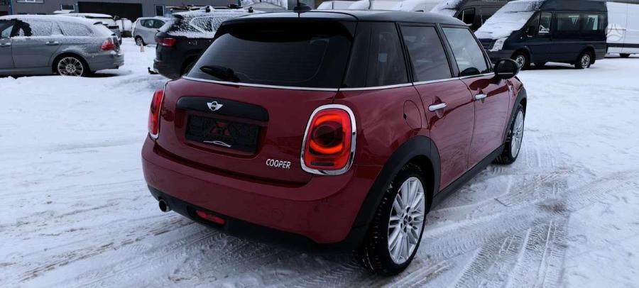 Sarkans MINI Cooper 2016 Šauļi, ar dzinēja tilpumu 1.50 L un nobraukumu 154 tūkst. km par 12850 €, foto 6 vietnē AUTOMOTO.COM.LV
