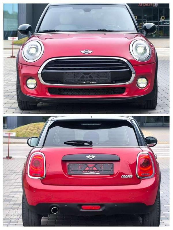 Red MINI Cooper 2016 in Siauliai, with an engine capacity of 1.50 L and mileage of 154 thousand km for 11150 €, photo 6 on AUTOMOTO.COM.LV