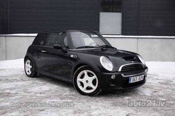 Black MINI cooper-s 2003 in Tallinn, with an engine capacity of 1.60 L and mileage of 0 thousand km for 399 €, photo 1 on AUTOMOTO.COM.LV