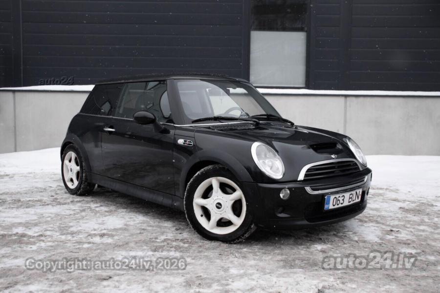 Melns MINI cooper-s 2003 Tallina, ar dzinēja tilpumu 1.60 L un nobraukumu 0 tūkst. km par 399 €, foto 1 vietnē AUTOMOTO.COM.LV