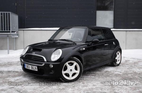 Black MINI cooper-s 2003 in Tallinn, with an engine capacity of 1.60 L and mileage of 0 thousand km for 399 €, photo 3 on AUTOMOTO.COM.LV