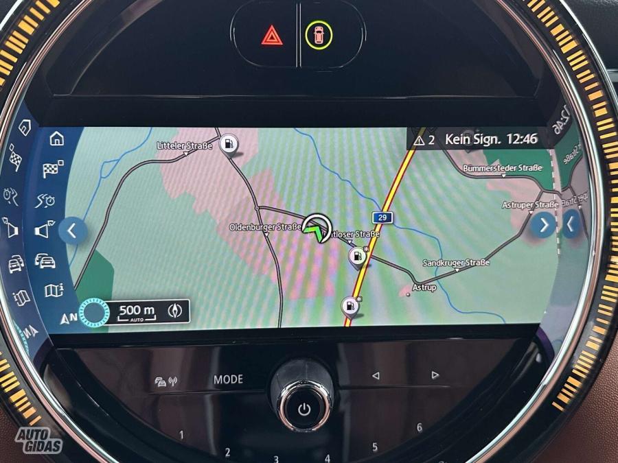 Black MINI cooper-s 2022 in Kaunas, with an engine capacity of 2.00 L and mileage of 32 thousand km for 28321 €, photo 13 on AUTOMOTO.COM.LV