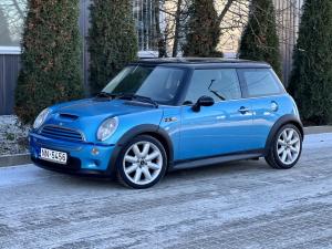 Blue MINI cooper-s 2004 in Riga, with an engine capacity of 1.60 L and mileage of 138 thousand km for 3300 €, photo  on AUTOMOTO.COM.LV