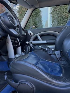 Blue MINI cooper-s 2004 in Riga, with an engine capacity of 1.60 L and mileage of 138 thousand km for 3300 €, photo 7 on AUTOMOTO.COM.LV