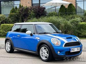 Blue MINI cooper-s 2007 in Riga, with an engine capacity of 1.60 L and mileage of 156 thousand km for 3750 €, photo 7 on AUTOMOTO.COM.LV