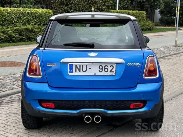 Blue MINI cooper-s 2007 in Riga, with an engine capacity of 1.60 L and mileage of 156 thousand km for 3750 €, photo 11 on AUTOMOTO.COM.LV