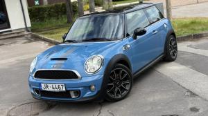 Zils MINI cooper-s 2013 Rīga, ar dzinēja tilpumu 1.60 L un nobraukumu 250 tūkst. km par 5950 €, foto  vietnē AUTOMOTO.COM.LV