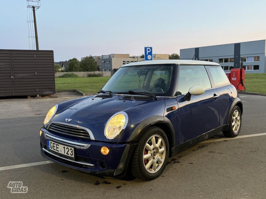 Blue MINI cooper-s 2004 in Jonava, with an engine capacity of 1.60 L and mileage of 300 thousand km for 1000 €, photo 10 on AUTOMOTO.COM.LV