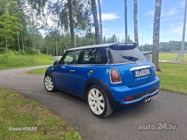Blue MINI cooper-s 2006 in Otepaa, with an engine capacity of 1.60 L and mileage of 146 thousand km for 5250 €, photo 4 on AUTOMOTO.COM.LV