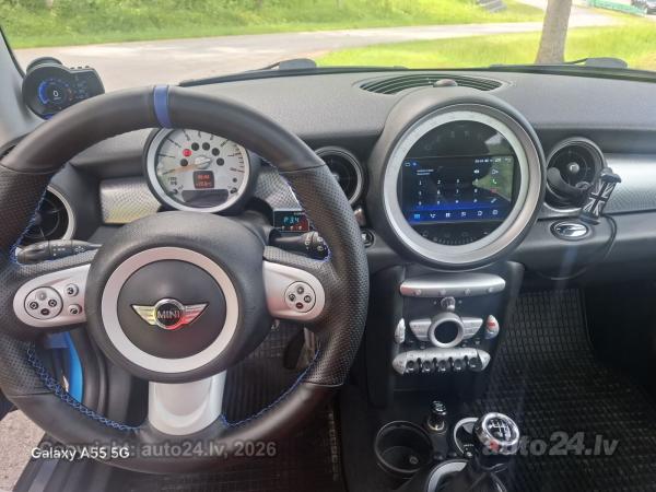 Blue MINI cooper-s 2006 in Otepaa, with an engine capacity of 1.60 L and mileage of 146 thousand km for 5250 €, photo 7 on AUTOMOTO.COM.LV
