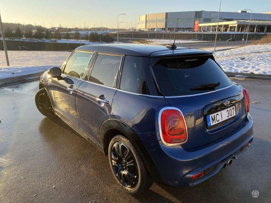 Blue MINI cooper-s 2017 in Vilnius, with an engine capacity of 2.00 L and mileage of 85 thousand km for 11900 €, photo 4 on AUTOMOTO.COM.LV