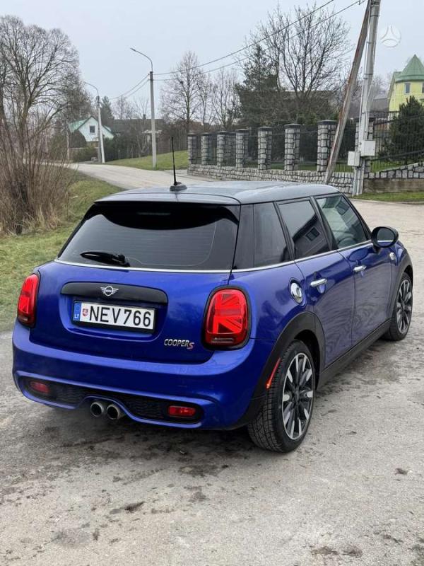 Blue MINI cooper-s 2019 in Siauliai, with an engine capacity of 2.00 L and mileage of 67 thousand km for 12500 €, photo 5 on AUTOMOTO.COM.LV