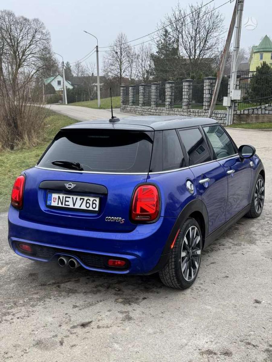 Blue MINI cooper-s 2019 in Siauliai, with an engine capacity of 2.00 L and mileage of 67 thousand km for 12500 €, photo 5 on AUTOMOTO.COM.LV