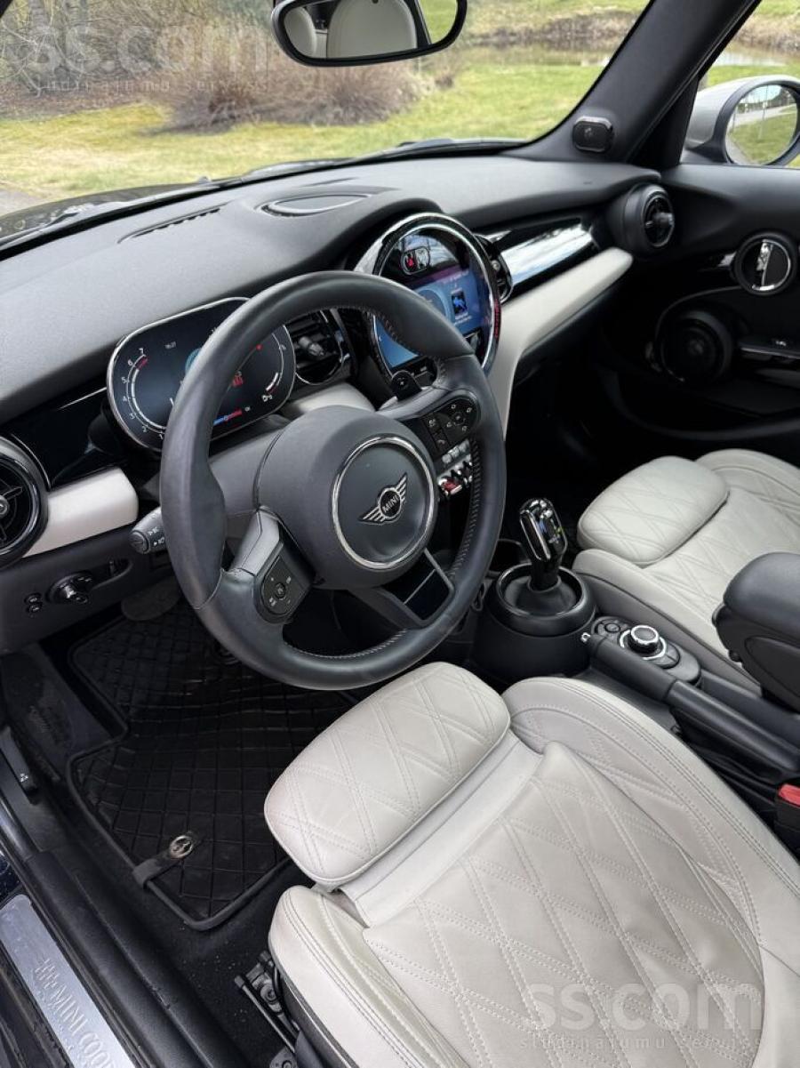 Blue MINI cooper-s 2023 in Riga, with an engine capacity of 2.00 L and mileage of 60 thousand km for 24980 €, photo 13 on AUTOMOTO.COM.LV