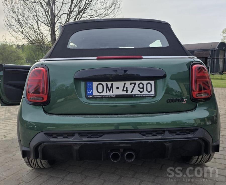 Zaļš MINI cooper-s 2024 Ogre, ar dzinēja tilpumu 2.00 L un nobraukumu 27 tūkst. km par 32000 €, foto 4 vietnē AUTOMOTO.COM.LV