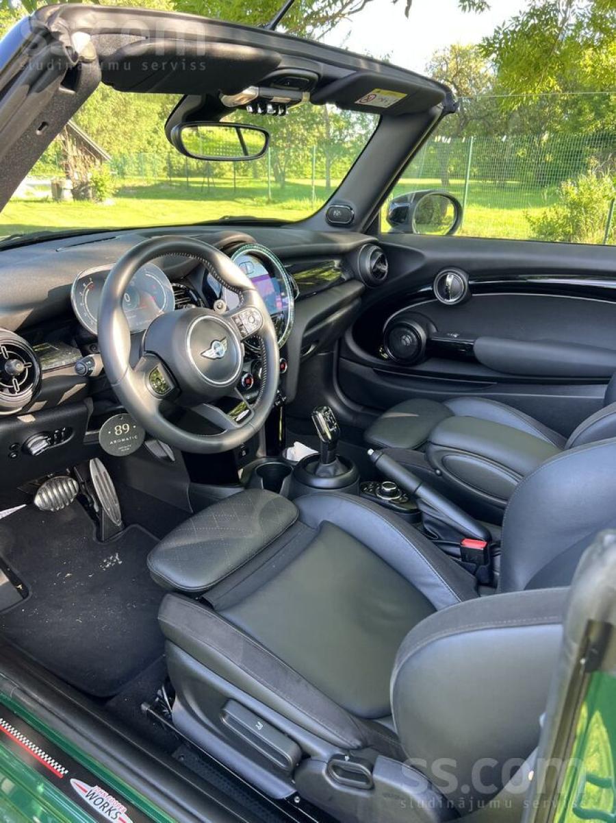Zaļš MINI cooper-s 2024 Ogre, ar dzinēja tilpumu 2.00 L un nobraukumu 27 tūkst. km par 27000 €, foto 12 vietnē AUTOMOTO.COM.LV