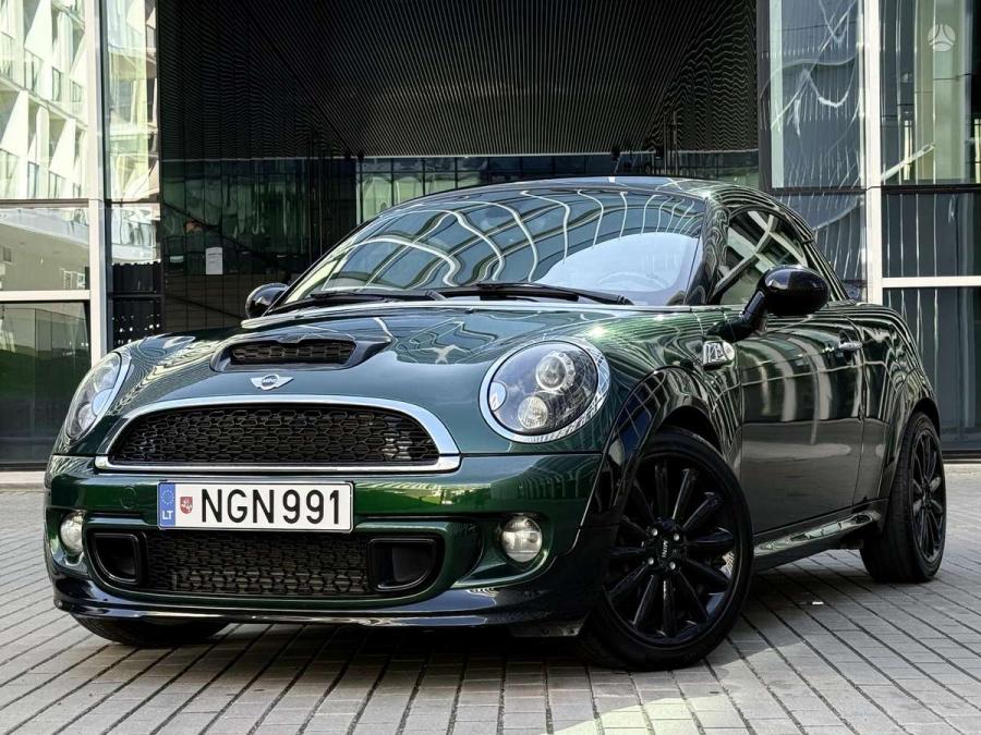Zaļš MINI cooper-s 2012 Viļņa, ar dzinēja tilpumu 1.60 L un nobraukumu 150 tūkst. km par 5990 €, foto 1 vietnē AUTOMOTO.COM.LV