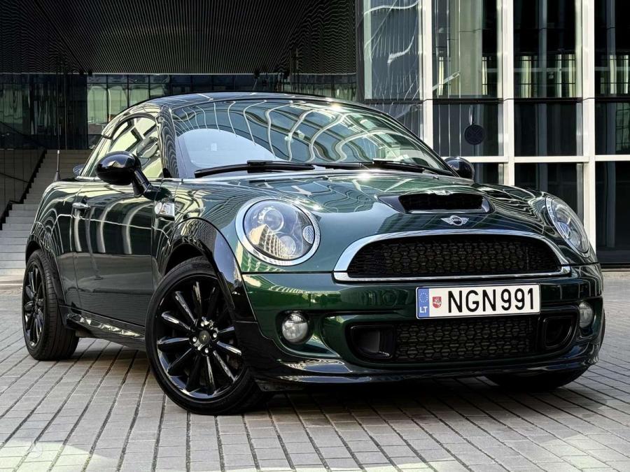 Green MINI cooper-s 2012 in Vilnius, with an engine capacity of 1.60 L and mileage of 150 thousand km for 5990 €, photo 9 on AUTOMOTO.COM.LV