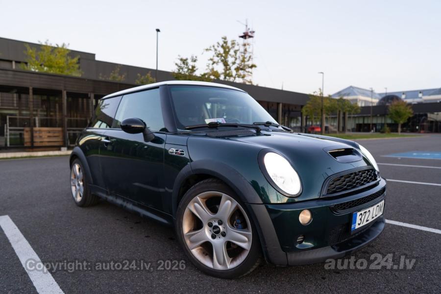 Green MINI cooper-s 2004 in Narva, with an engine capacity of 1.60 L and mileage of 222 thousand km for 2000 €, photo 7 on AUTOMOTO.COM.LV