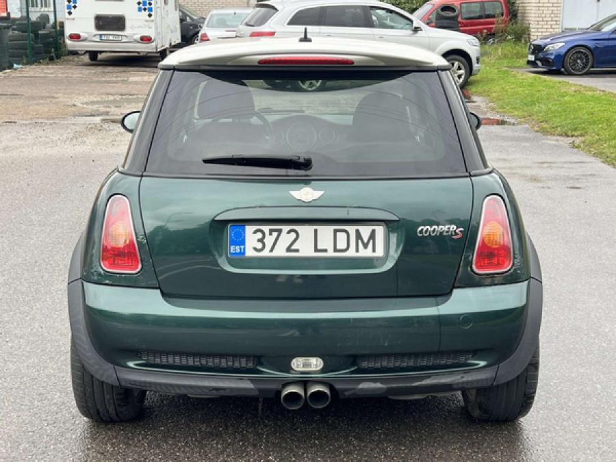Zaļš MINI cooper-s 2004 Narva, ar dzinēja tilpumu 1.60 L un nobraukumu 220 tūkst. km par 2499 €, foto 9 vietnē AUTOMOTO.COM.LV