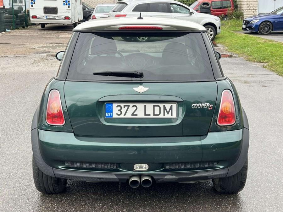 Zaļš MINI cooper-s 2004 Narva, ar dzinēja tilpumu 1.60 L un nobraukumu 220 tūkst. km par 2499 €, foto 20 vietnē AUTOMOTO.COM.LV