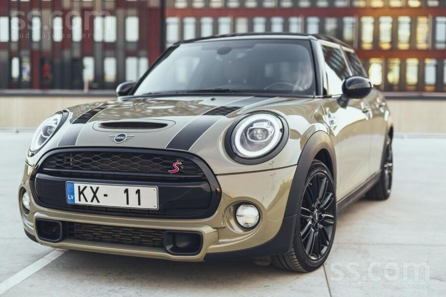 Green MINI cooper-s 2018 in Riga, with an engine capacity of 2.00 L and mileage of 140 thousand km for 16900 €, photo 1 on AUTOMOTO.COM.LV
