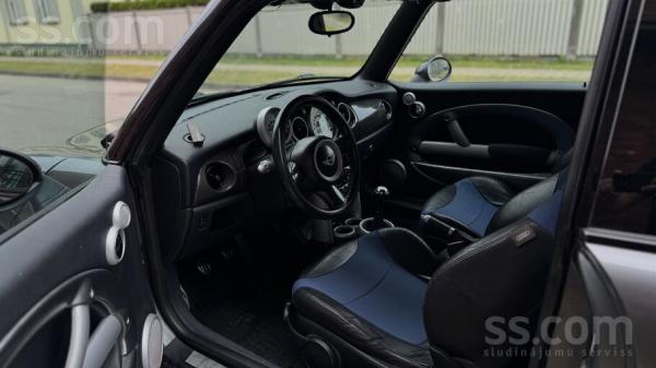 Grey MINI cooper-s 2004 in Riga, with an engine capacity of 1.60 L and mileage of 158 thousand km for 3200 €, photo 9 on AUTOMOTO.COM.LV
