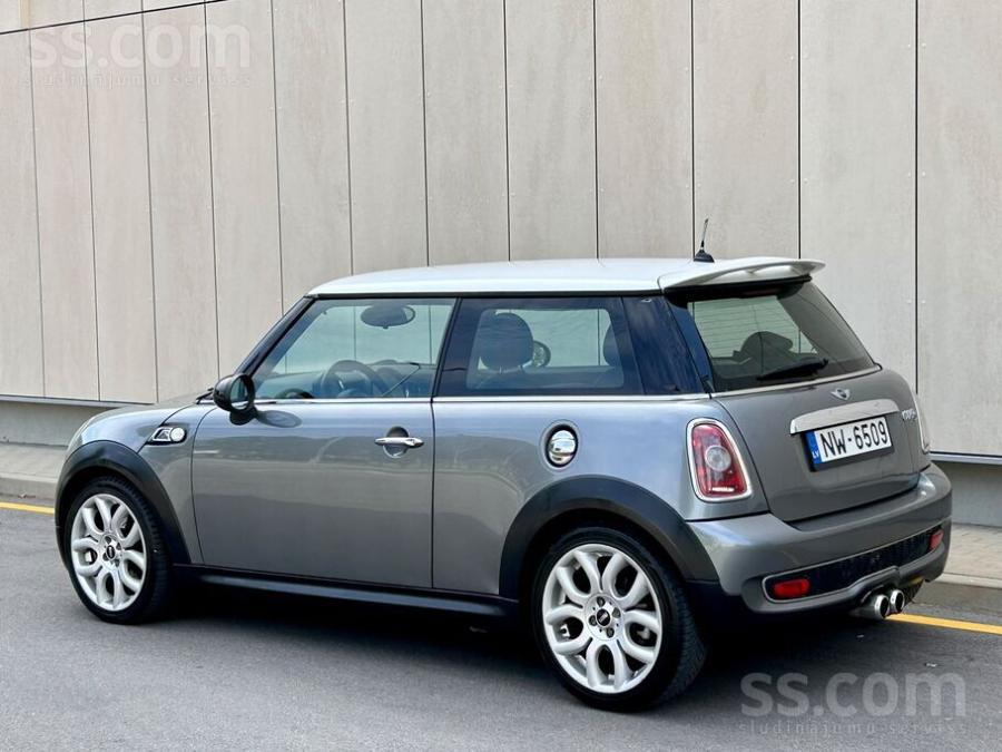 Grey MINI cooper-s 2007 in Riga, with an engine capacity of 1.60 L and mileage of 262 thousand km for 3390 €, photo 6 on AUTOMOTO.COM.LV