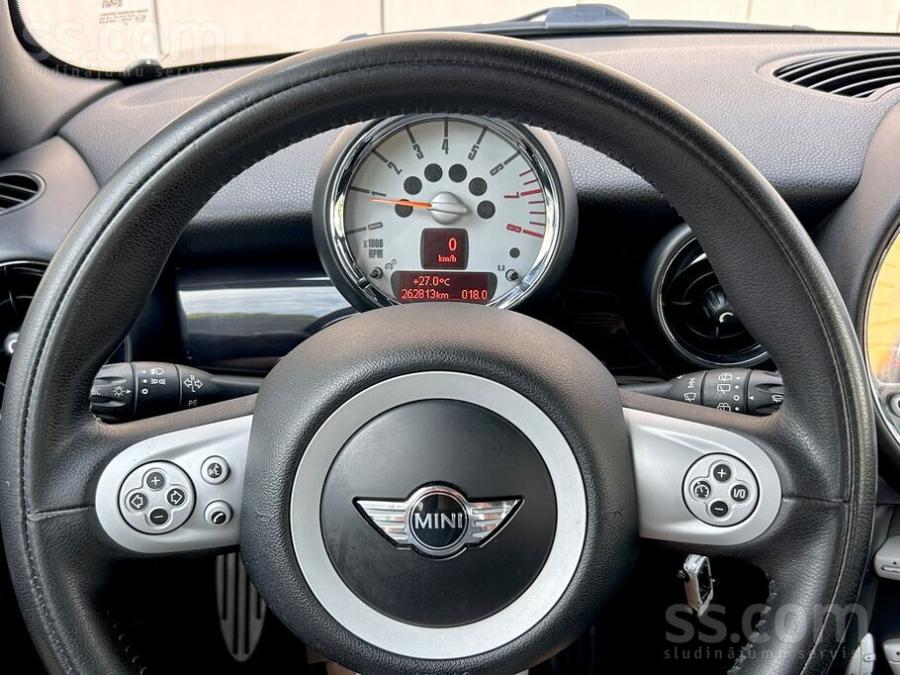 Grey MINI cooper-s 2007 in Riga, with an engine capacity of 1.60 L and mileage of 262 thousand km for 3390 €, photo 13 on AUTOMOTO.COM.LV