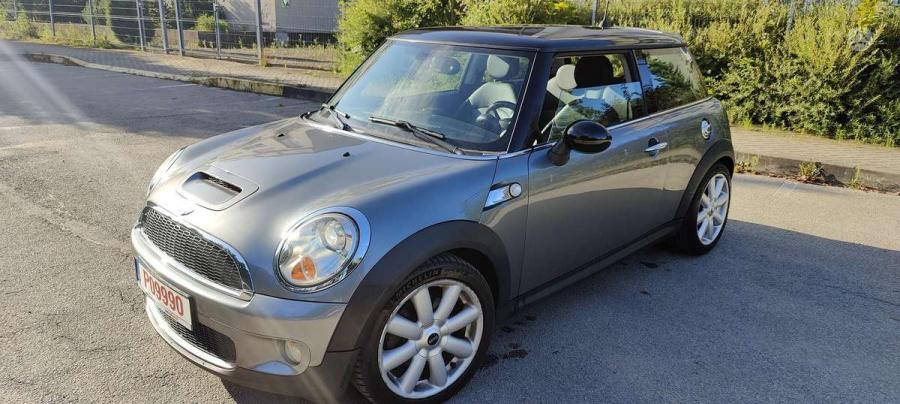 Pelēks MINI cooper-s 2008 Kauņa, ar dzinēja tilpumu 1.60 L un nobraukumu 172 tūkst. km par 4900 €, foto 1 vietnē AUTOMOTO.COM.LV