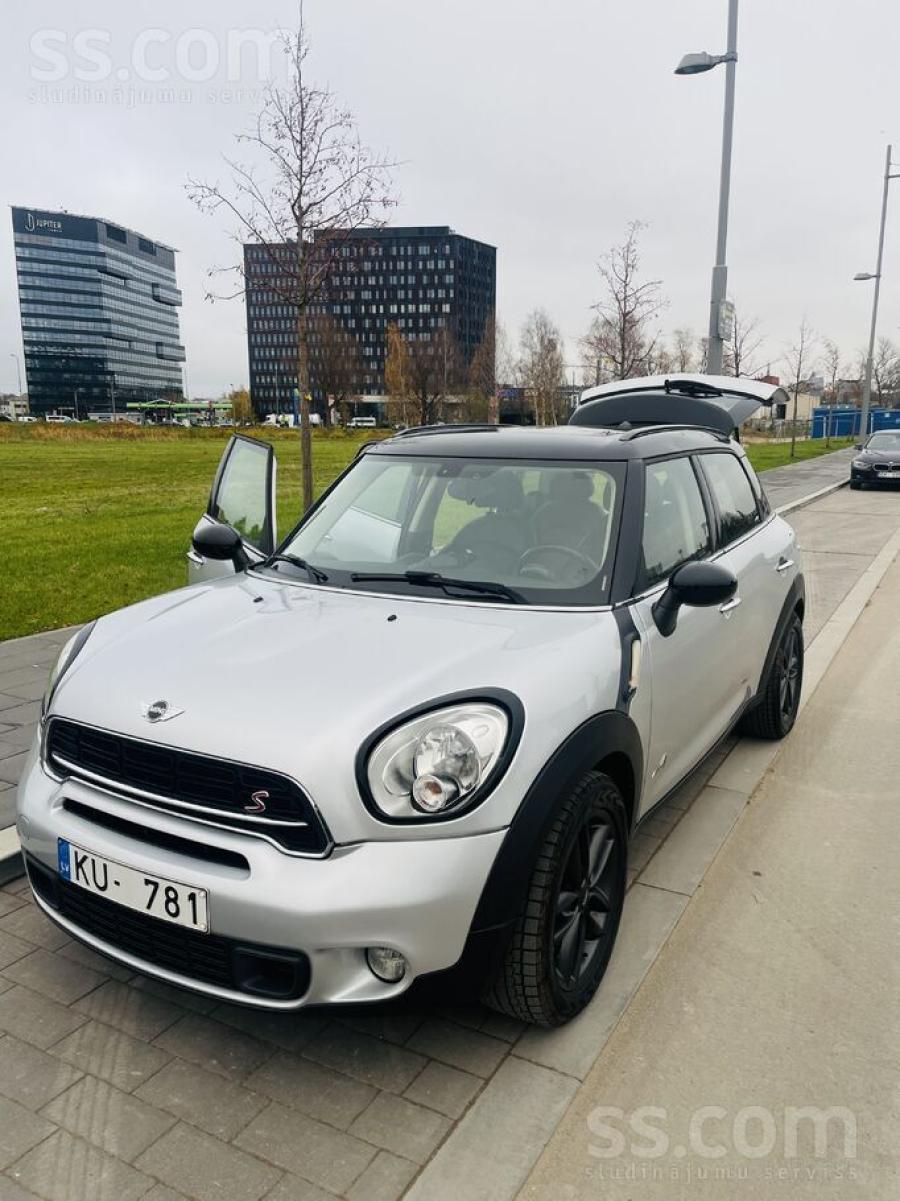 Grey MINI cooper-s 2013 in Riga, with an engine capacity of 1.60 L and mileage of 144 thousand km for 6900 €, photo 1 on AUTOMOTO.COM.LV