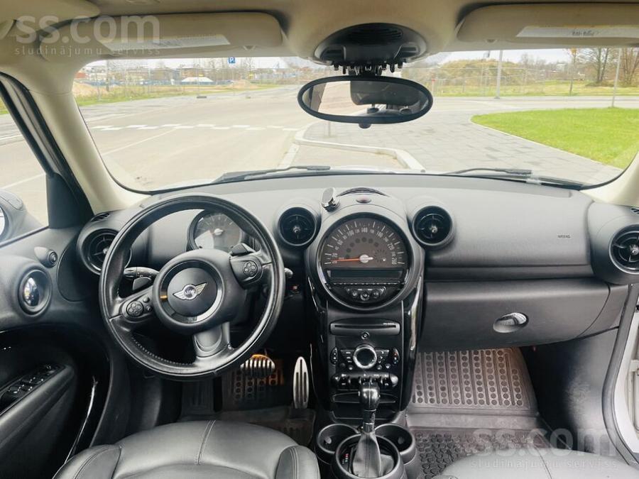 Grey MINI cooper-s 2013 in Riga, with an engine capacity of 1.60 L and mileage of 144 thousand km for 6900 €, photo 5 on AUTOMOTO.COM.LV