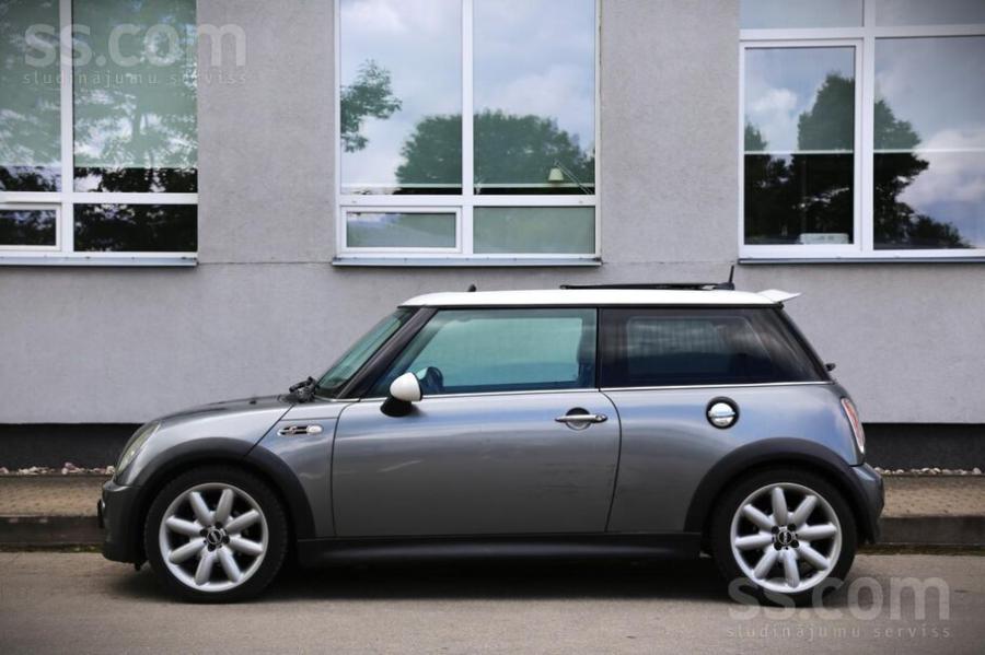 Pelēks MINI cooper-s 2004 Rīga, ar dzinēja tilpumu 1.60 L un nobraukumu 225 tūkst. km par 2795 €, foto 3 vietnē AUTOMOTO.COM.LV