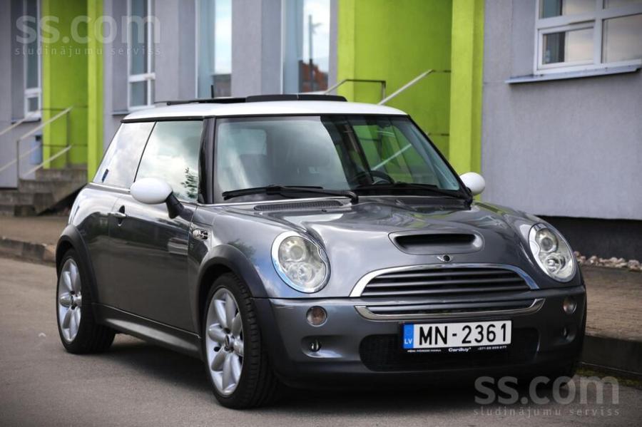 Pelēks MINI cooper-s 2004 Rīga, ar dzinēja tilpumu 1.60 L un nobraukumu 225 tūkst. km par 2795 €, foto 5 vietnē AUTOMOTO.COM.LV
