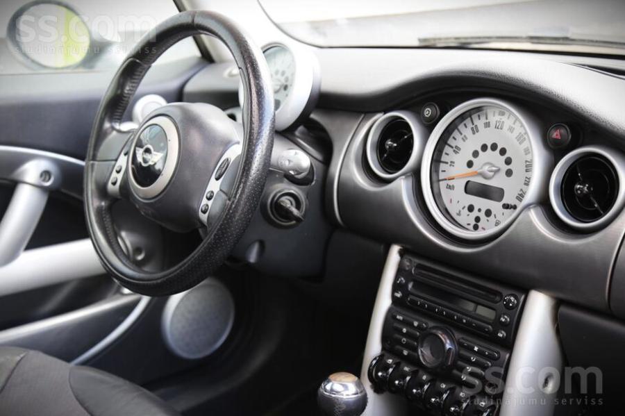 Pelēks MINI cooper-s 2004 Rīga, ar dzinēja tilpumu 1.60 L un nobraukumu 225 tūkst. km par 2795 €, foto 11 vietnē AUTOMOTO.COM.LV