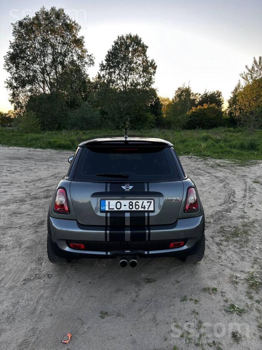 Grey MINI cooper-s 2007 in Riga, with an engine capacity of 1.60 L and mileage of 221 thousand km for 5600 €, photo 7 on AUTOMOTO.COM.LV