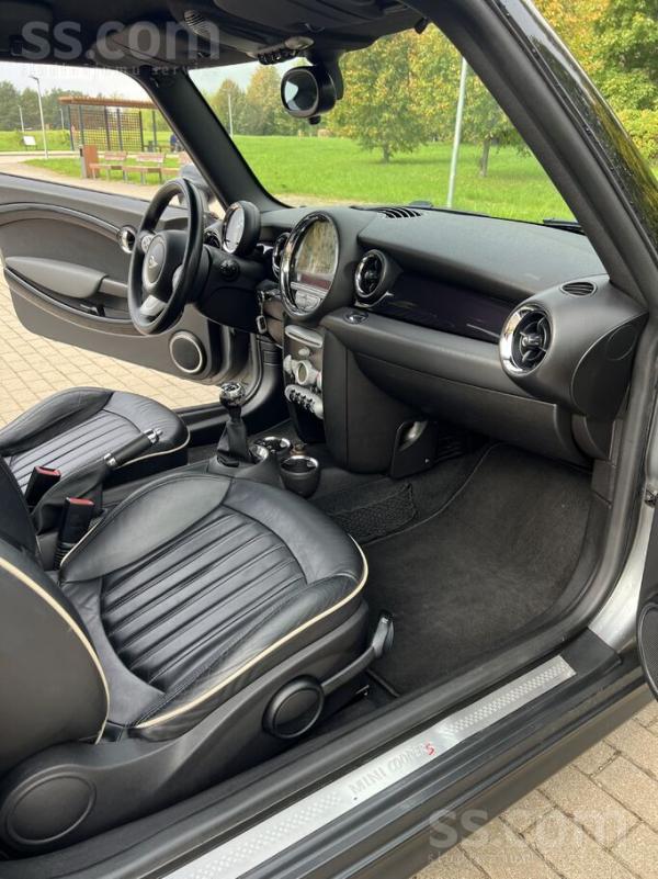 Grey MINI cooper-s 2007 in Tukums, with an engine capacity of 1.60 L and mileage of 264 thousand km for 3150 €, photo 11 on AUTOMOTO.COM.LV
